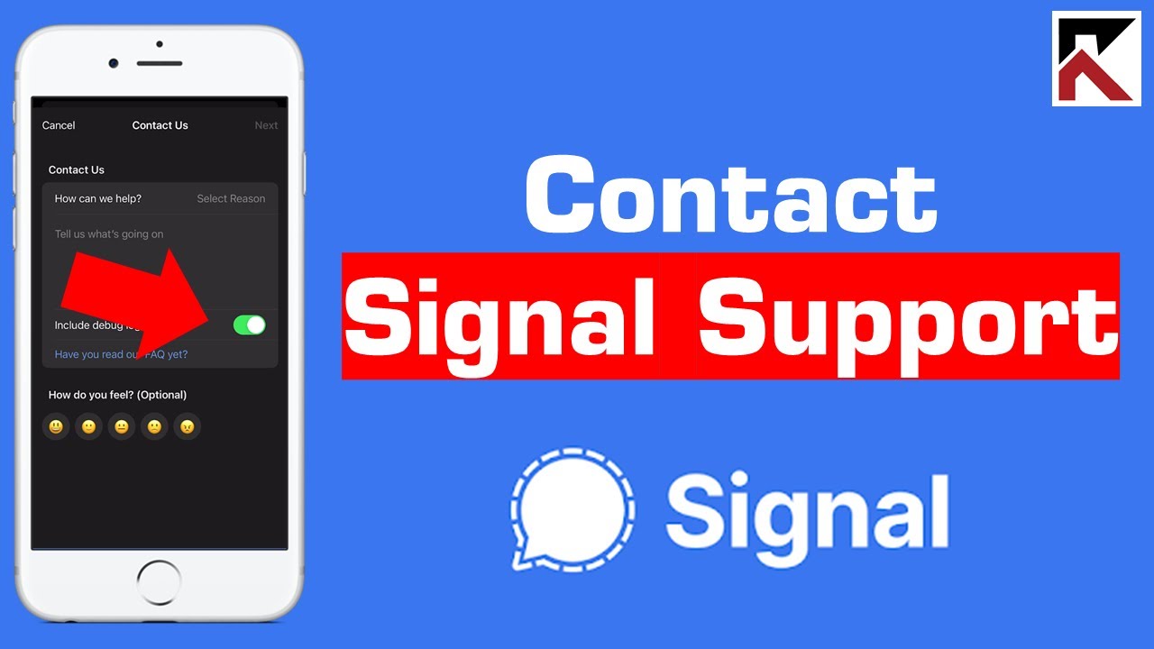 How To Contact Signal Support iPhone - YouTube