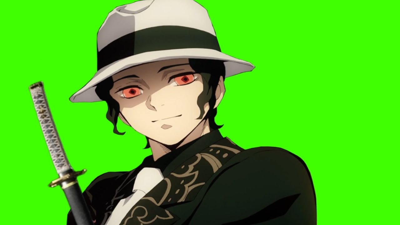 Kibutsuji muzan status green screen demon slayer status green screen ...
