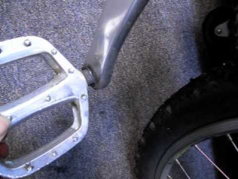 crank arm pedal threads stripped :( - YouTube