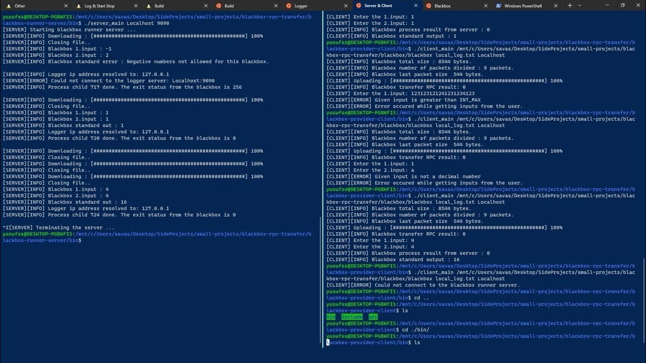Transfering Binary File via Network using RPC and rpcgen. - YouTube
