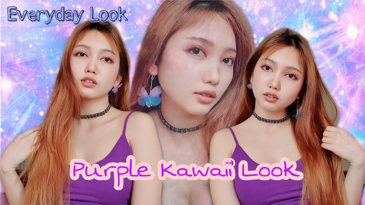 EASY PURPLE MAKE UP LOOK 2020 - YouTube