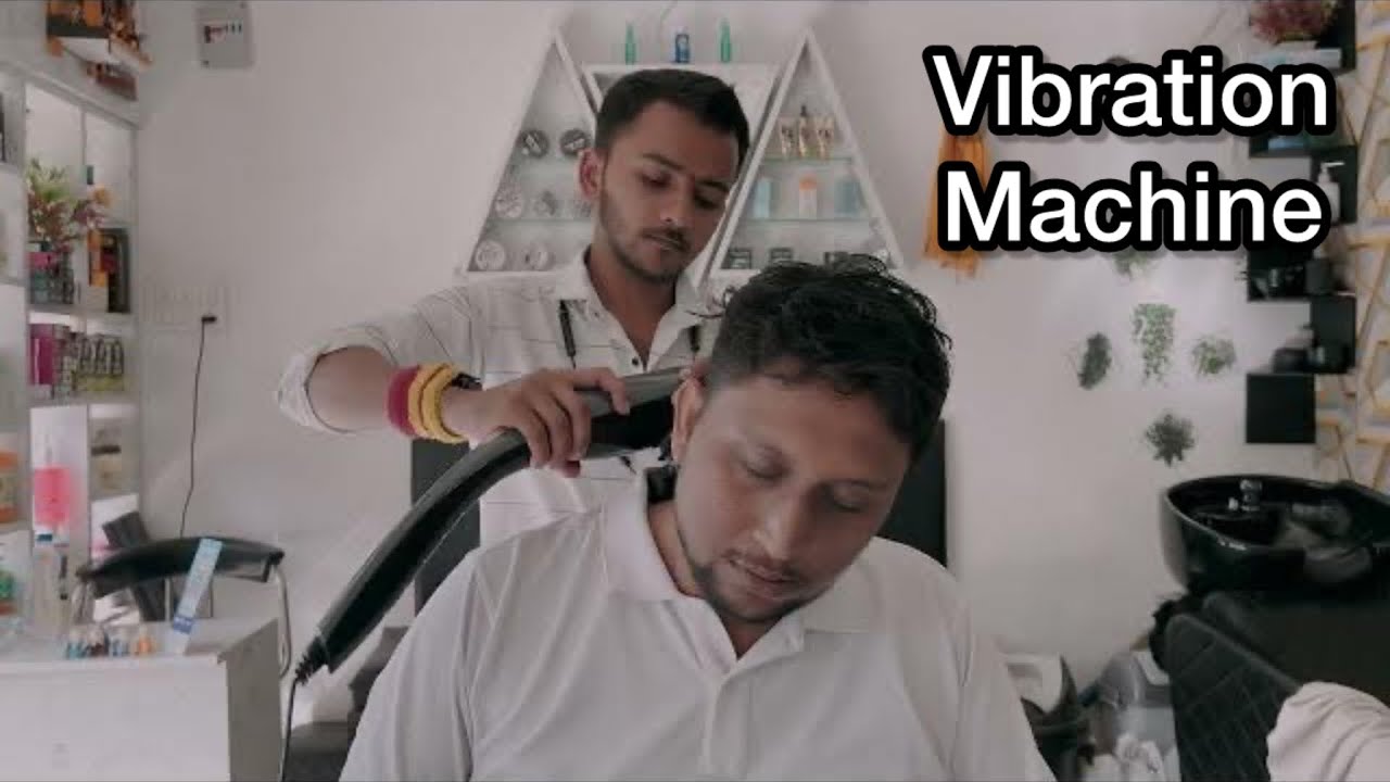 Indian Head Massage and Shoulder massage With vibration Machine by ...