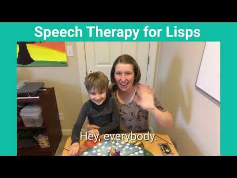 Speech Therapy Activities for Children with Lisps - YouTube