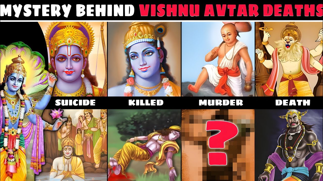 From Matsya to Kalki: Tragic Deaths of Vishnu Avatars Revealed - YouTube