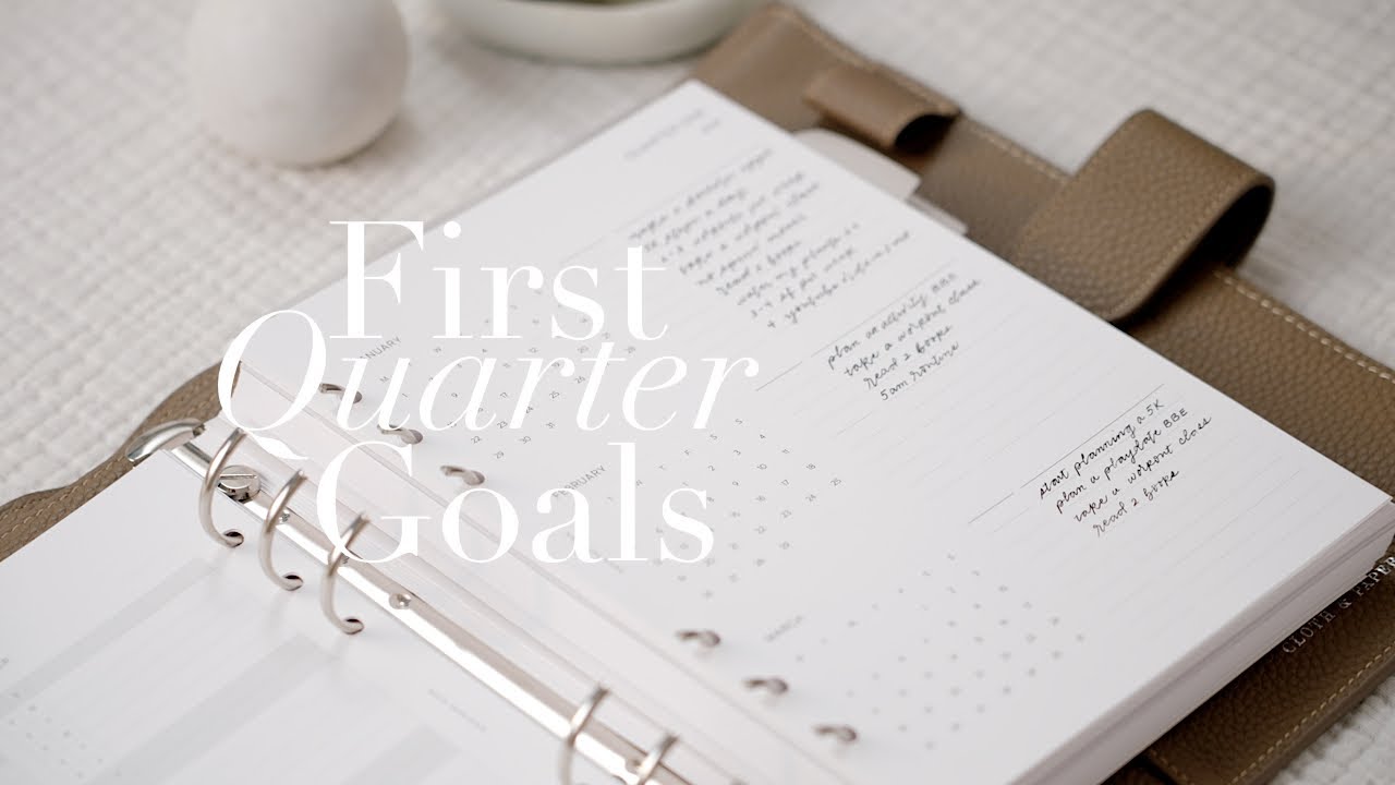 First Quarter Goals | Chat and Plan with Me - YouTube