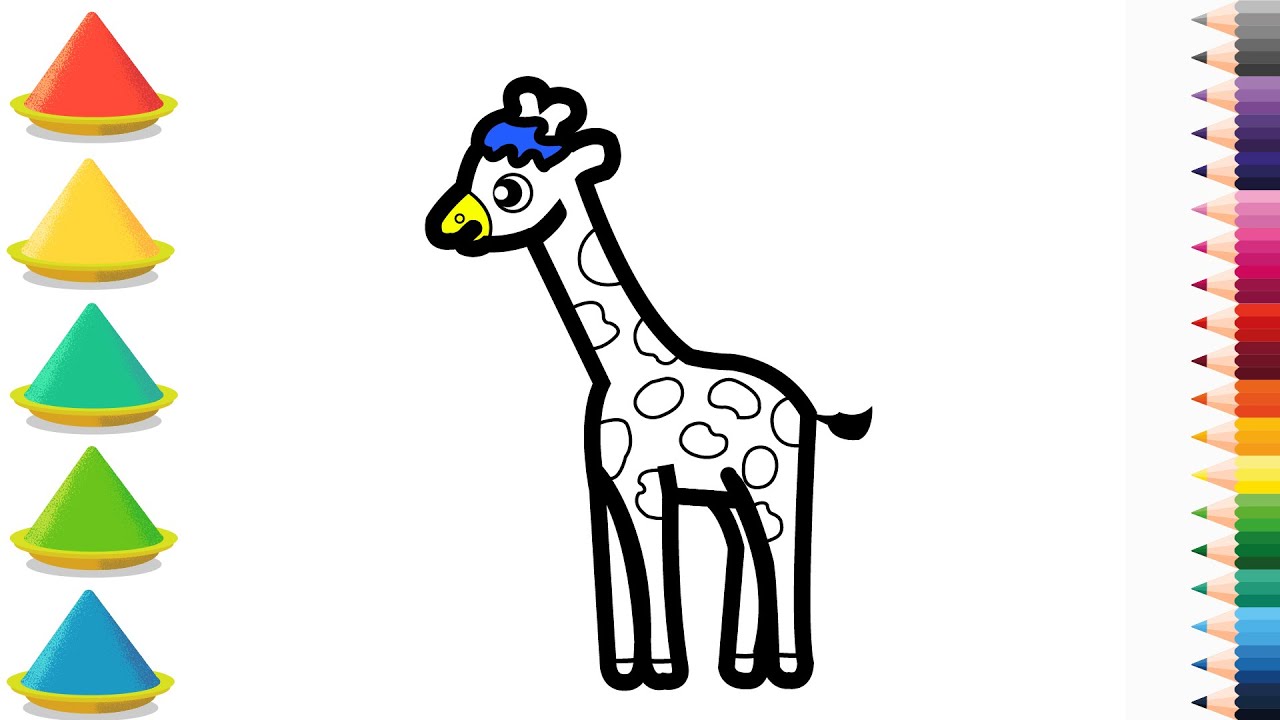 How to Draw a Giraffe | Step by Step - YouTube