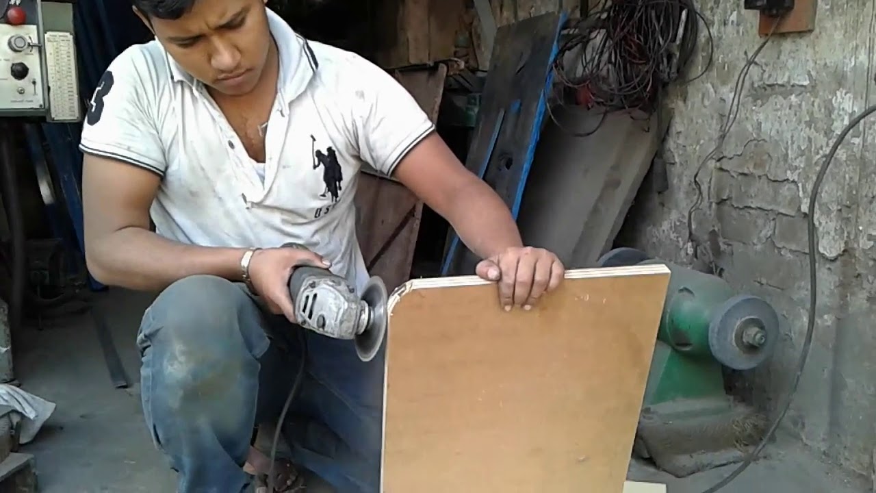 How to cut and shape a plyboard manually Maa Engineering - YouTube