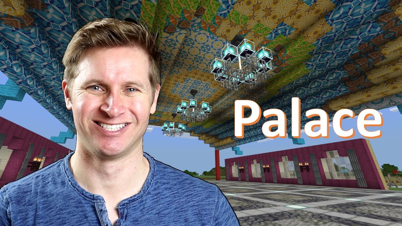 Finishing Touches on the Great Hall on the YEET Server in Minecraft Creative - YouTube