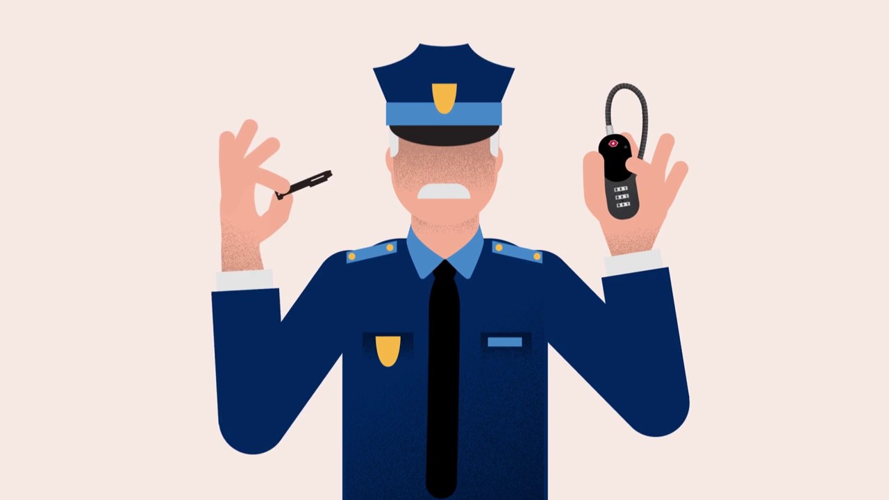 TSA lock - Info Graphics Animated Video - YouTube