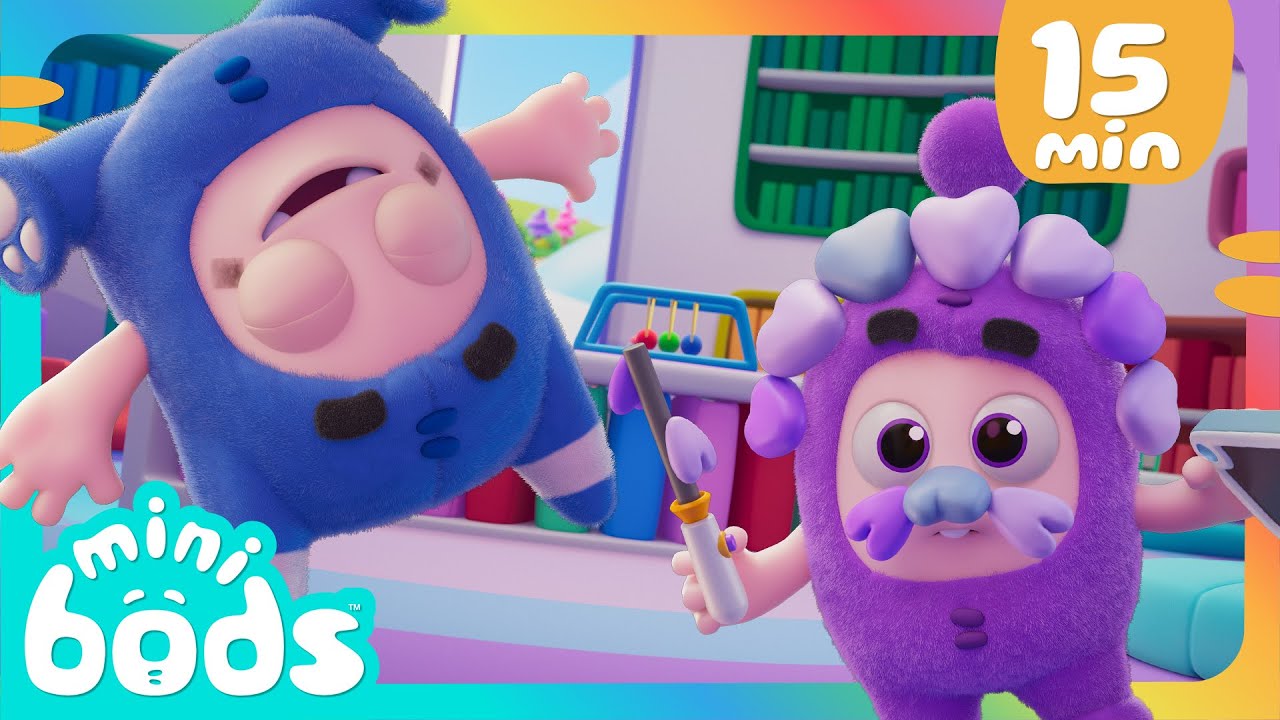 Jeff's Library Chaos | MINIBODS | Kids Cartoons & Nursery Rhymes ...