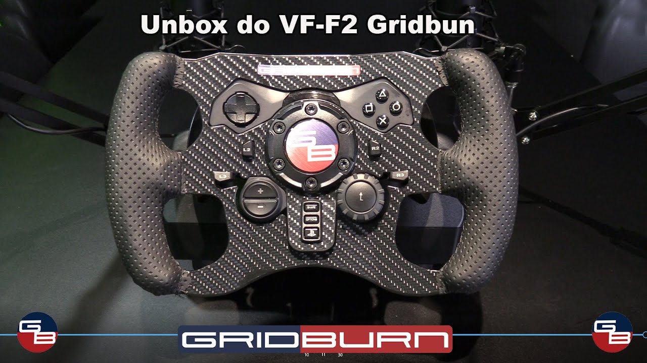 Volante de F1 e GT3 Add On G29 - G923 Gridburn - YouTube