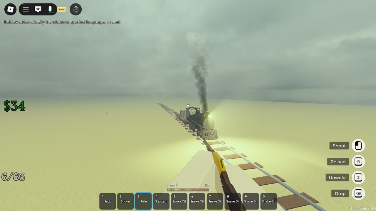 Dead Rails 80km (ending) using zoom screen and shoot through wall ...