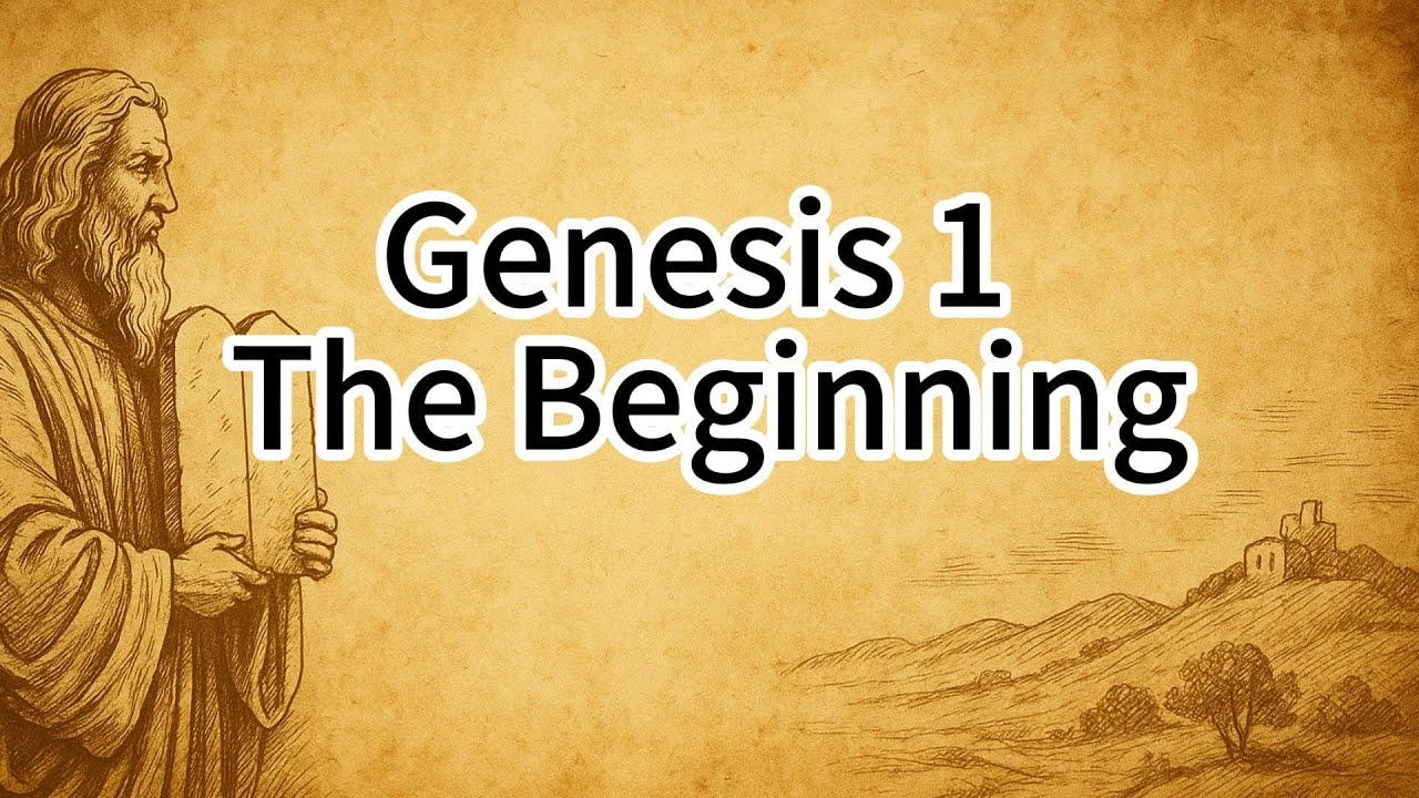 Reading Bible: Genesis Chapter 1 - YouTube