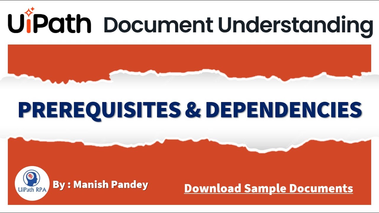 Prerequisites & Dependencies Before Using UiPath Document Understanding ...