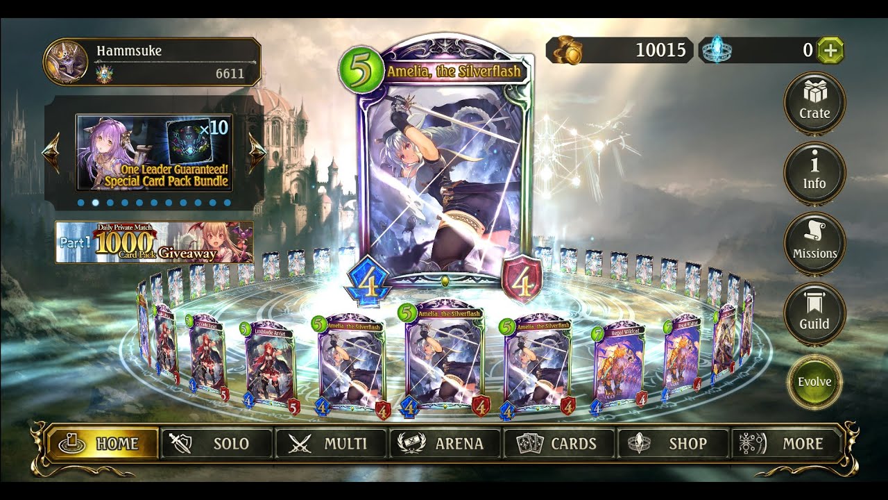 #4 Shadowverse - Evolve Swordcraft vs Control Bloodcraft [World ...