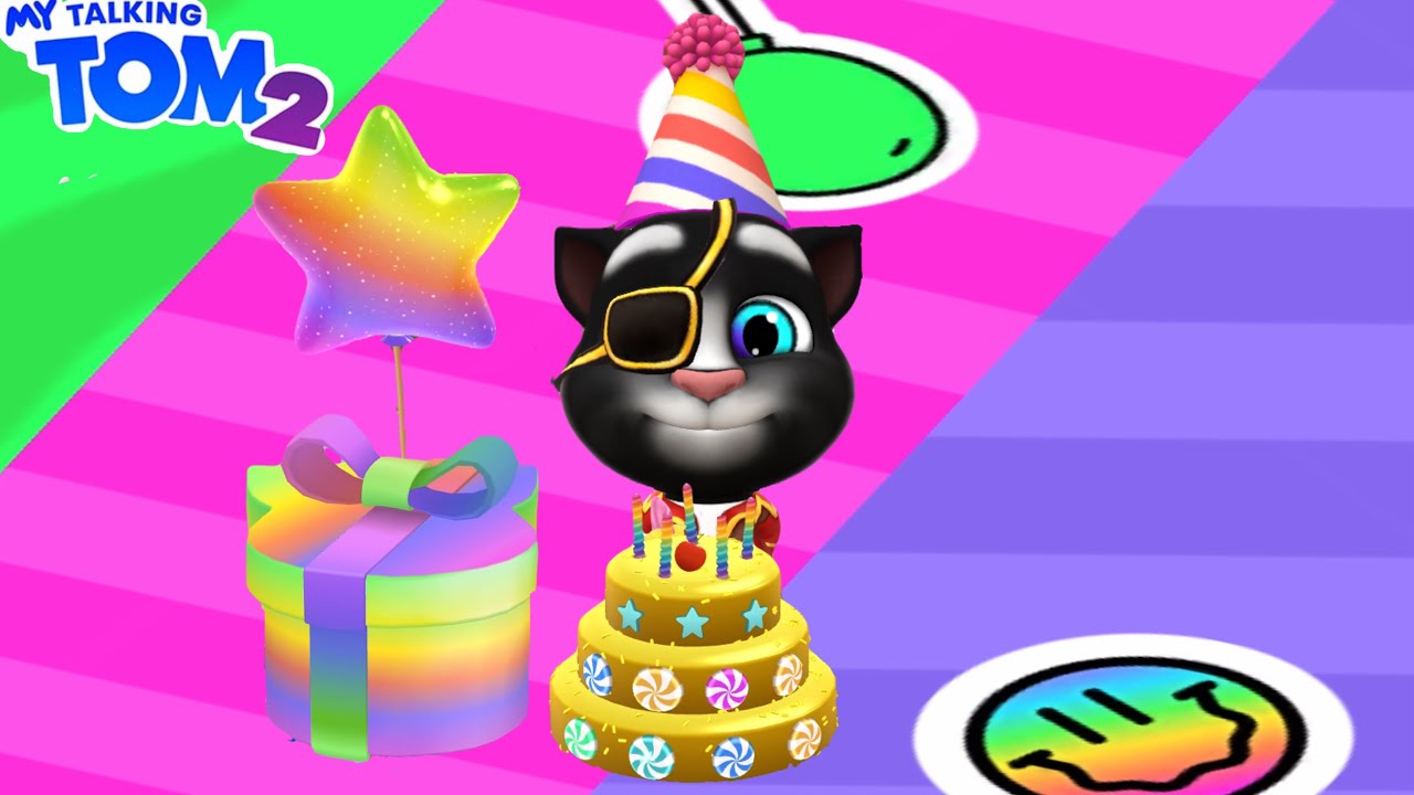 Talking Tom 2 Happy Birtdhay Event | My Talking Tom 2 || Video Gameplay ...