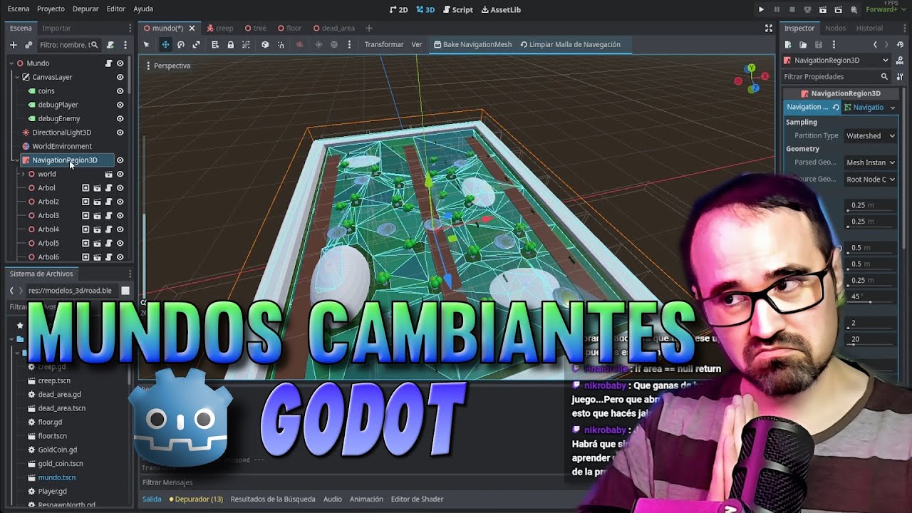 Mundos 3D dinámicos en Godot 4 👨‍🌾 Continuando el MOBA - YouTube