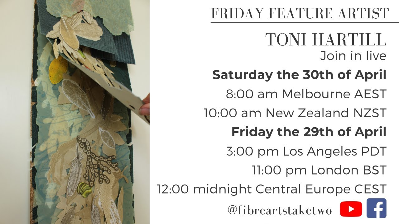 Friday Feature Artist - Toni Hartill - YouTube