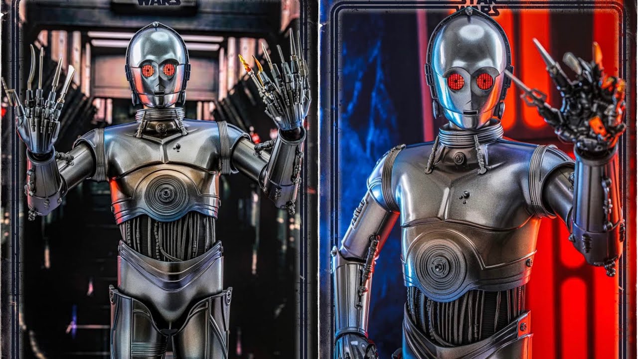 New hot toys Star Wars triple 0 droid action figure updated images ...