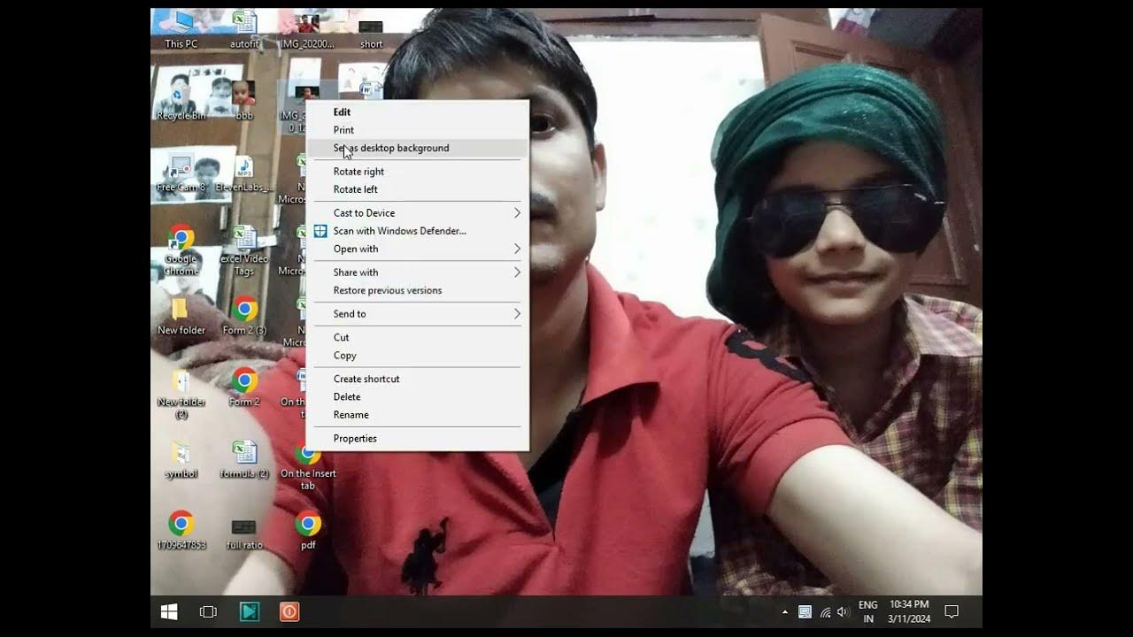 How to set Any Picture or Image As Desktop Background | How to Change ...