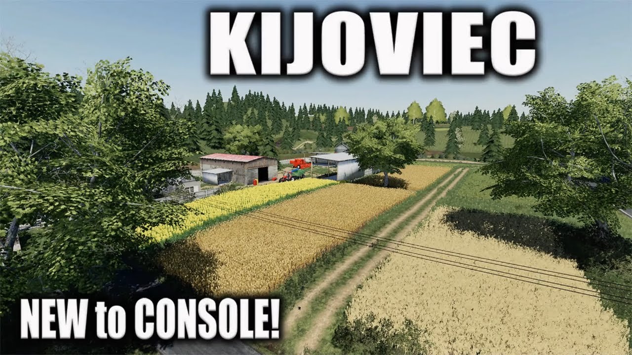 "KIJOVIEC" NEW TO CONSOLE MOD MAP Farming Simulator 19 PS4 MAP TOUR ...
