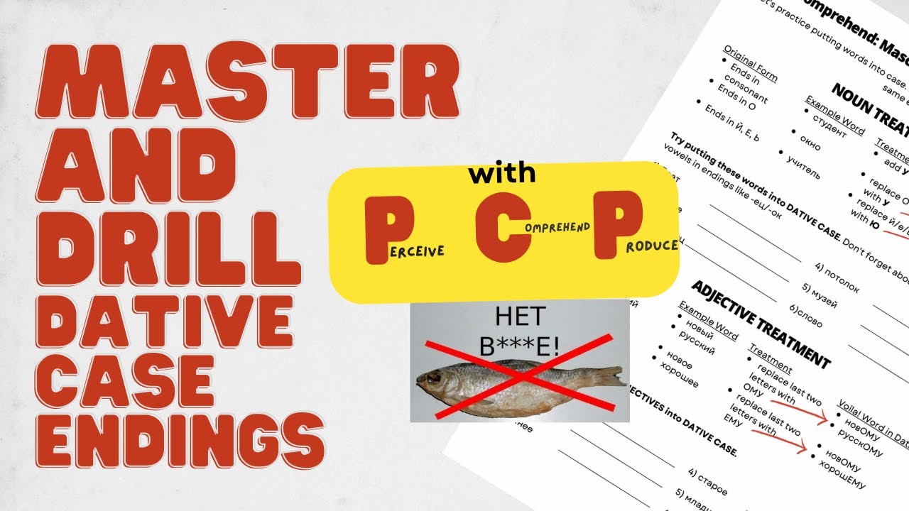 Dative Case Endings! Master them once and for all and QUIZ YOURSELF ...