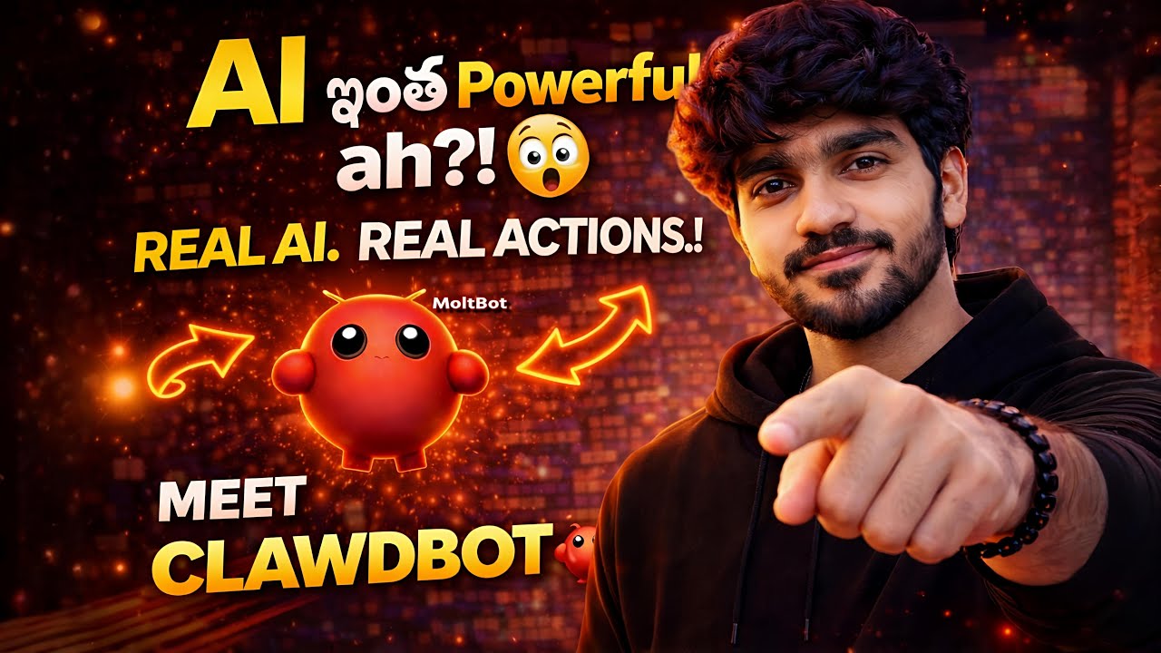 AI ఇంత Powerful ah?! 🤯 | Clawd Bot (Molt Bot) Automation Tool Telugu ...
