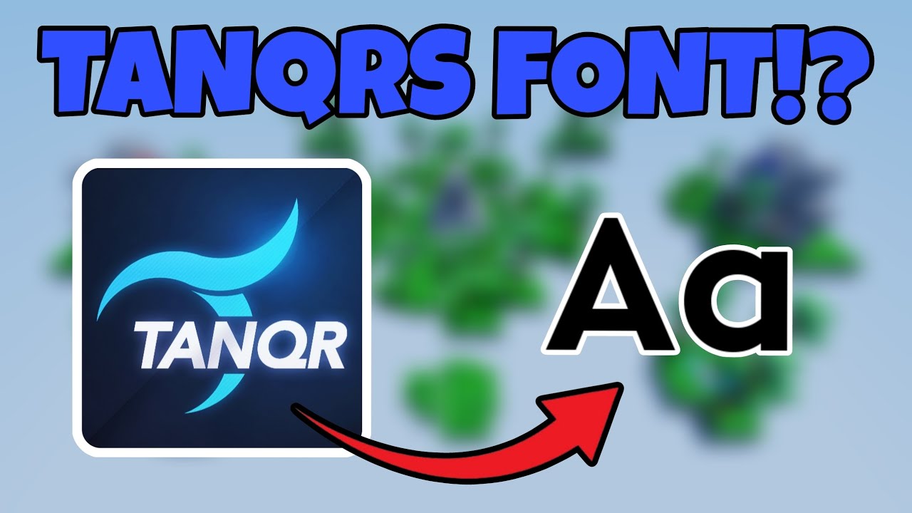 HOW TO GET TANQRS FONT!?! 😲 😱 - YouTube