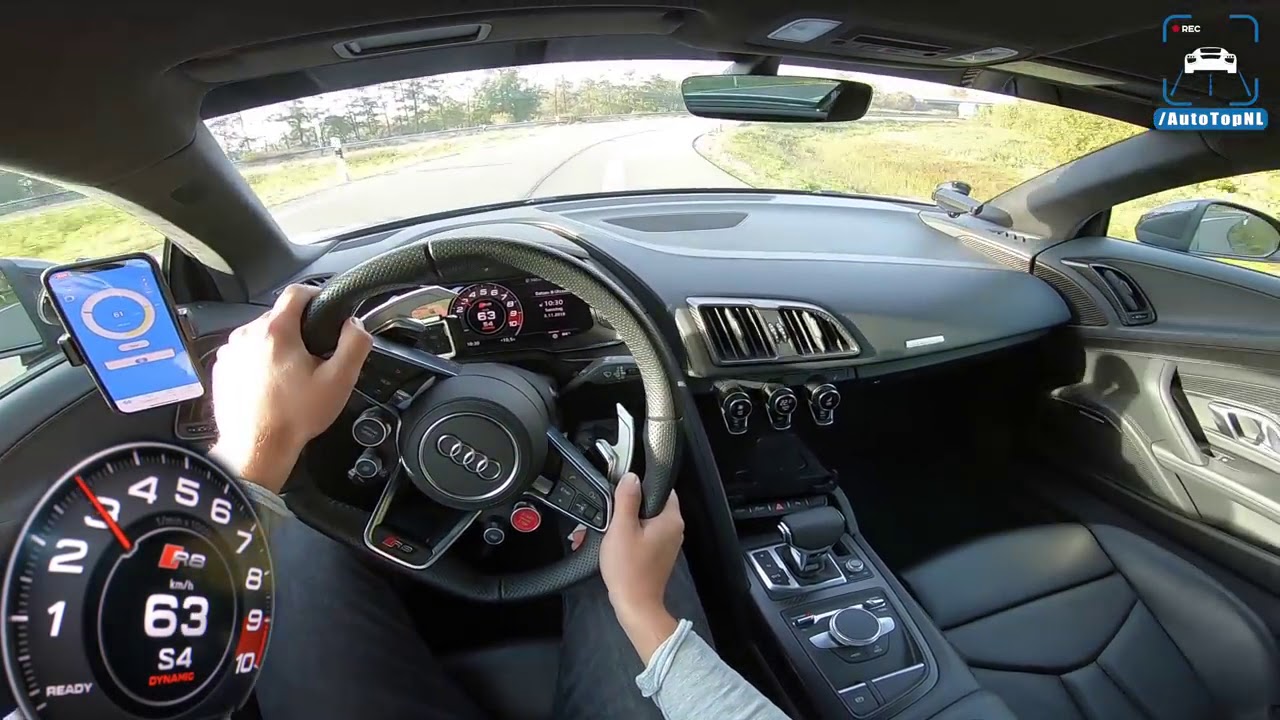 1000HP AUDI R8 V10 PLUS BiTURBO | Klasen Motors 346km/h AUTOBAHN POV by ...