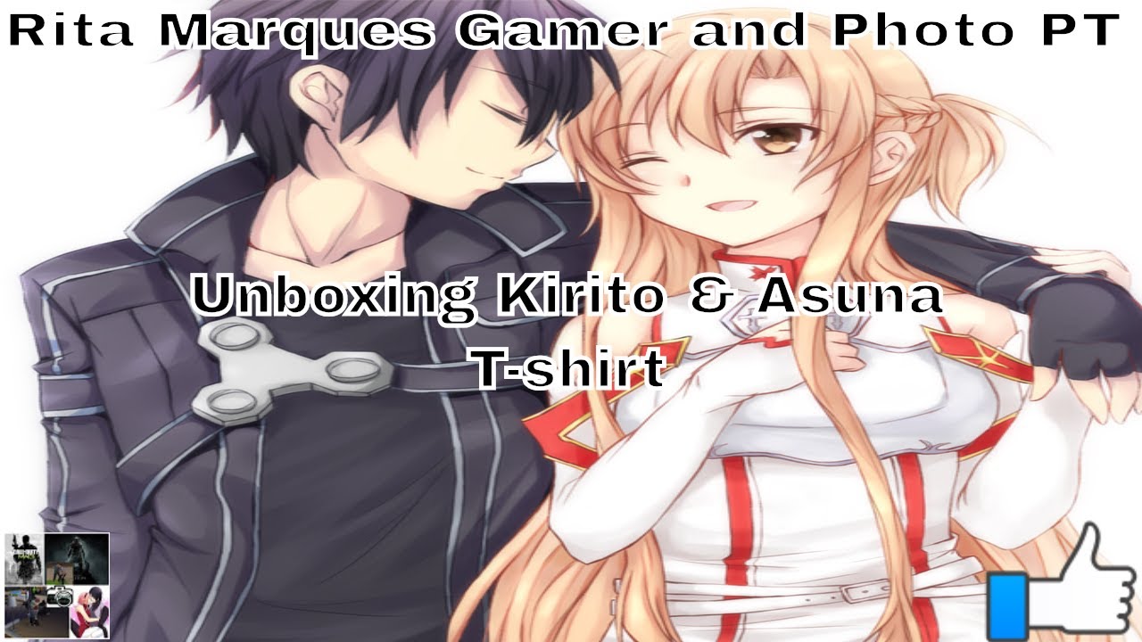 |Sword Art Online - Kirito & Asuna T-shirtUnboxing|(Compra Aliexpress ...