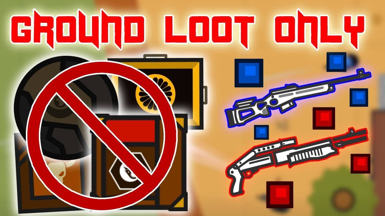 GROUND LOOT ONLY CHALLENGE in Surviv.io! - YouTube