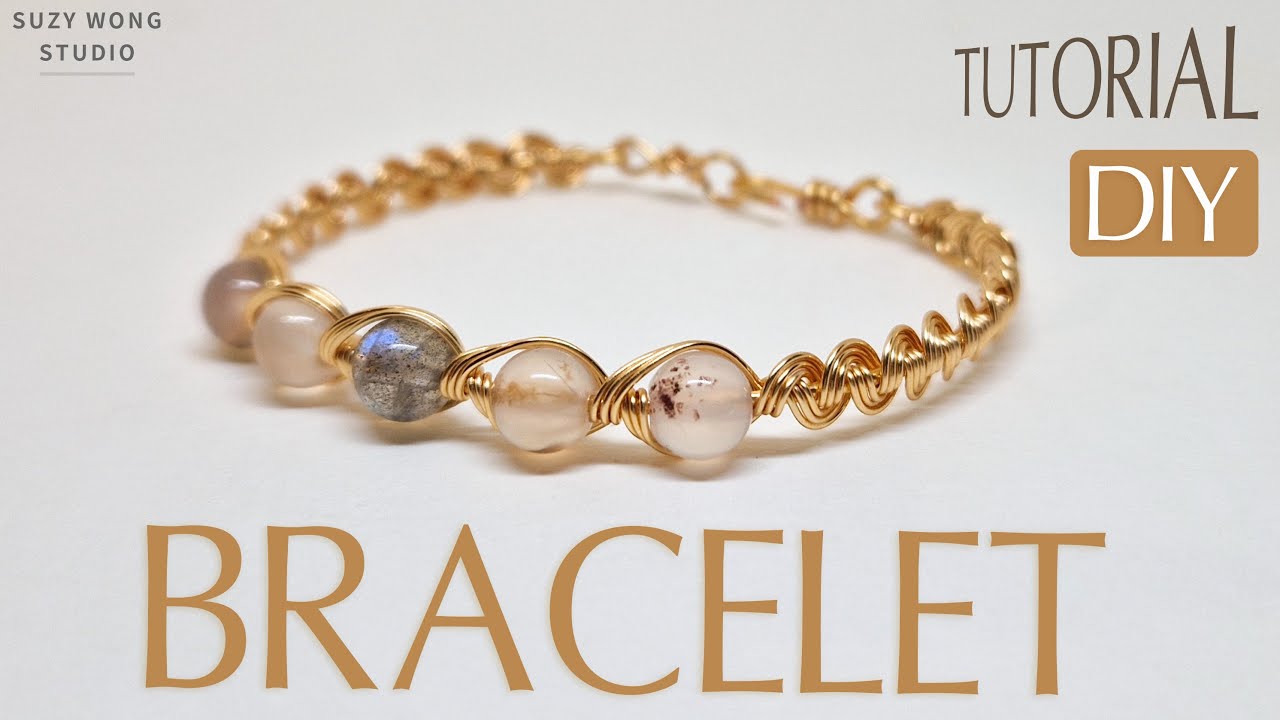 Beaded Braided Wrap Wrap Bracelet Tutorial| DIY Bangle| DIY Jewelry ...