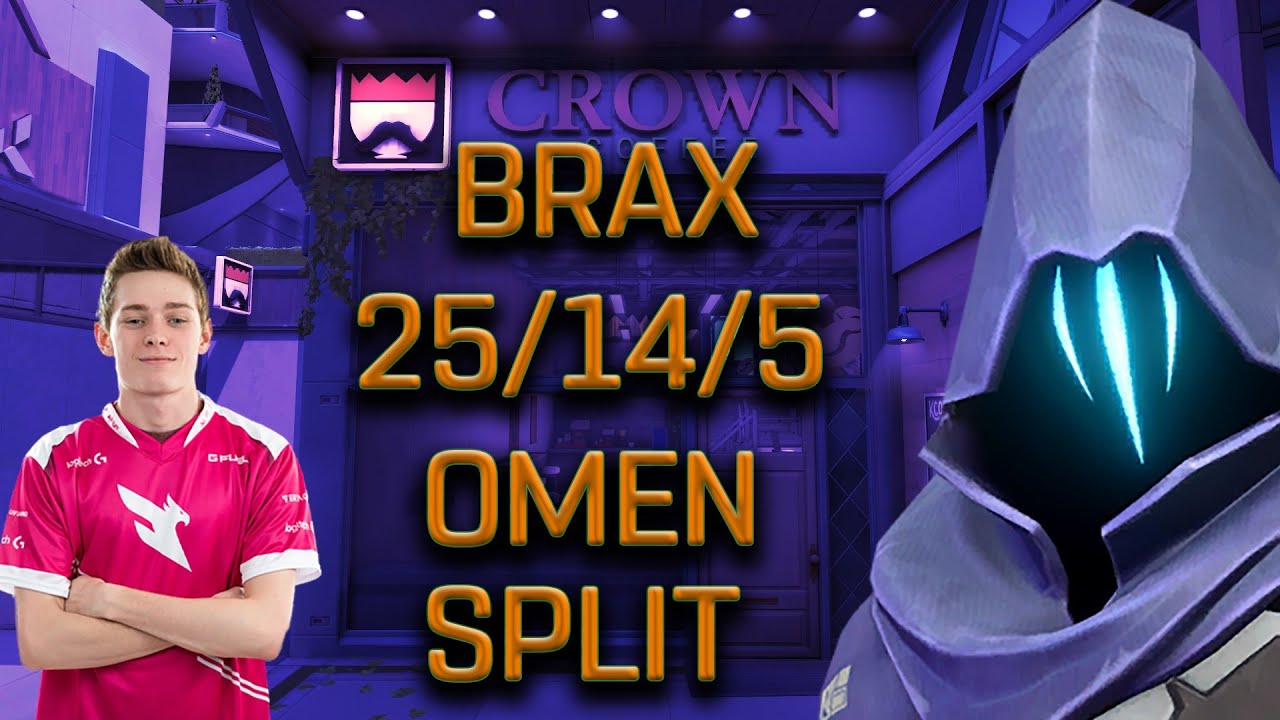 T1 BRAX - OMEN - SPLIT - (25/14/5) - VALORANT POV - YouTube