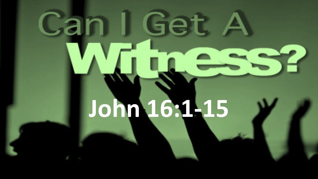 Can I Get a Witness? - YouTube
