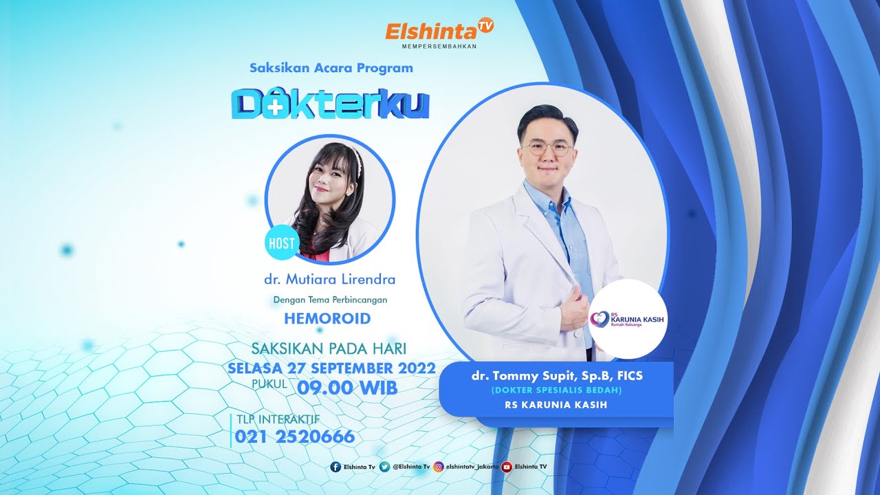 [DOKTERKU] Hemoroid - dr. Tommy Supit, Sp.B, FICS - YouTube