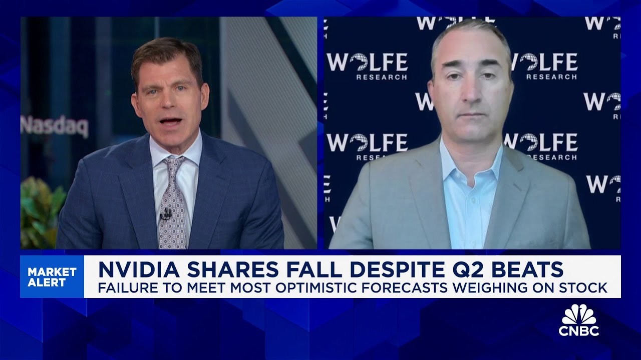 Wolfe's Chris Caso on Nvidia's Q2 beat: What's clear is demand is still well ahead of supply ...