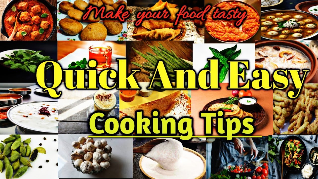 Quick And Easy Cooking Tips To Make Your Food Tasty|20 Cooking Tips ...