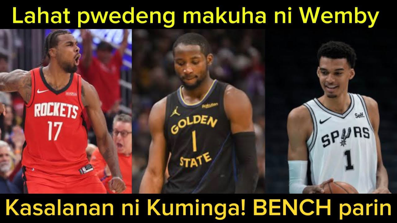 Wembanyama papakyawin lahat ng award. Kuminga bangko parin. Eason ...
