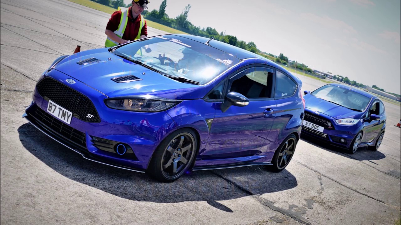 Fiesta ST Stage 2 Drag Race - YouTube