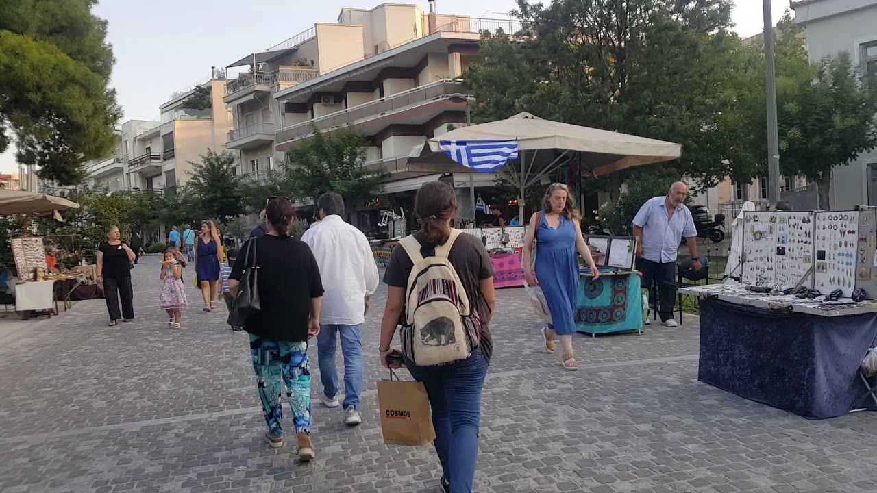 Θησείο σήμερα γεμάτο από τους τουρίστες αποκλειστικό - YouTube