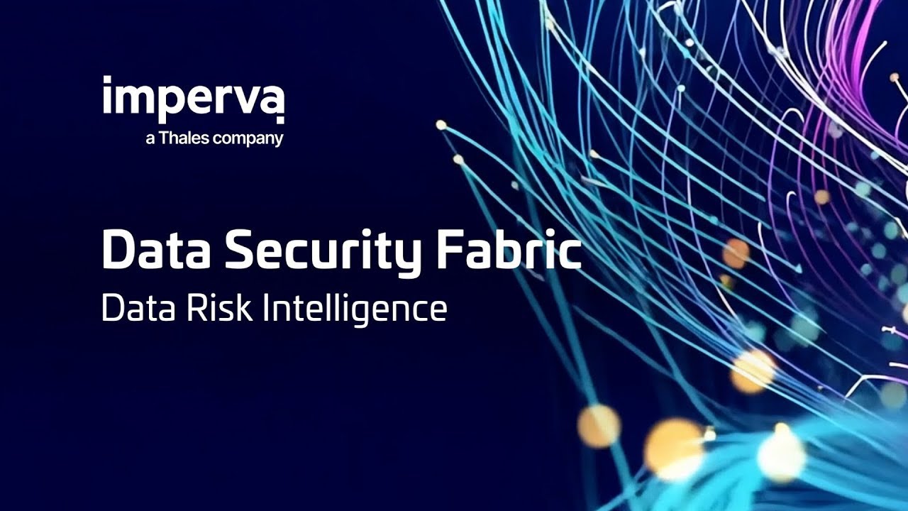 Data Security Fabric Data Risk Intelligence by Imperva, A Thales Company - YouTube