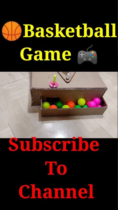 How to Make Mini Basketball Game using cardboard. #short - YouTube