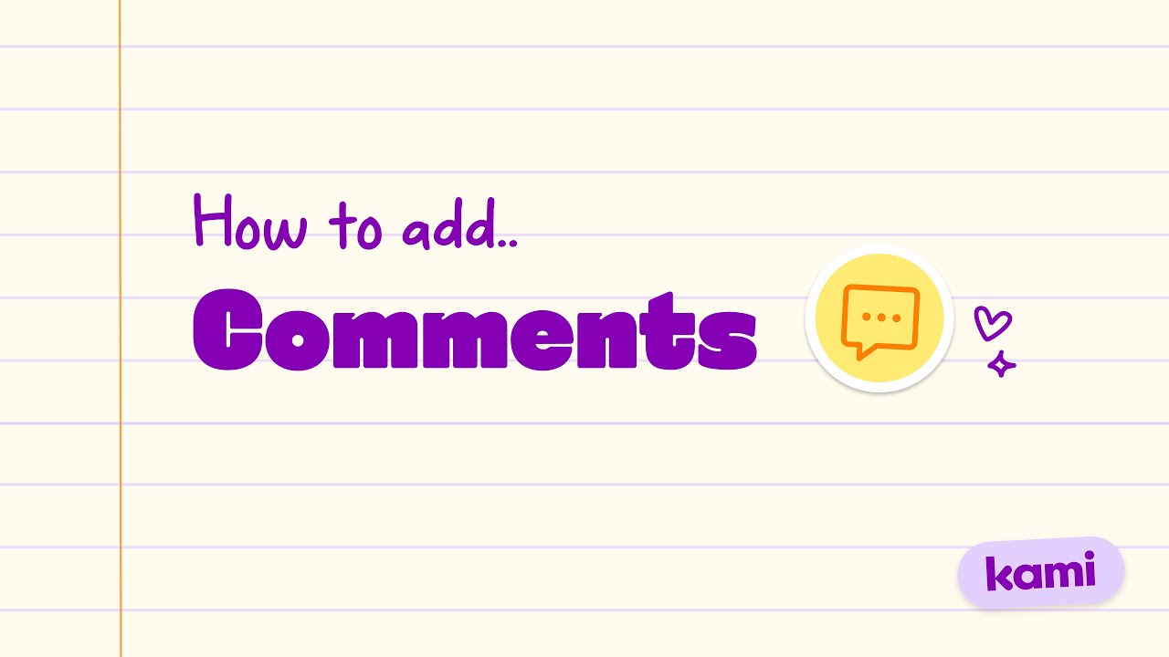 Comment tool | Share multimedia comments - YouTube