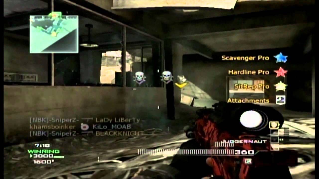 MW3 MP7 Thermal Scope Gameplay Commentary | El Derecho - YouTube