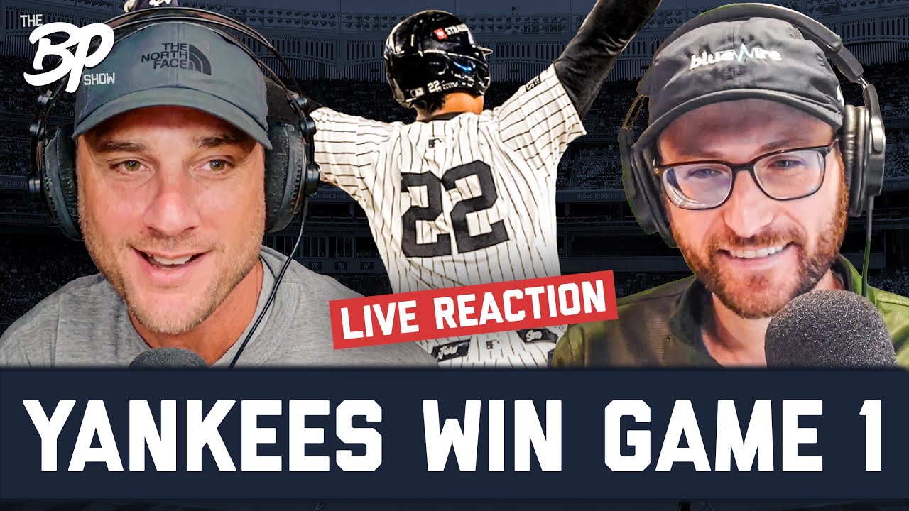 Instant Reaction: Yankees Win Game 1! | The Bronx Pinstripes Show - YouTube