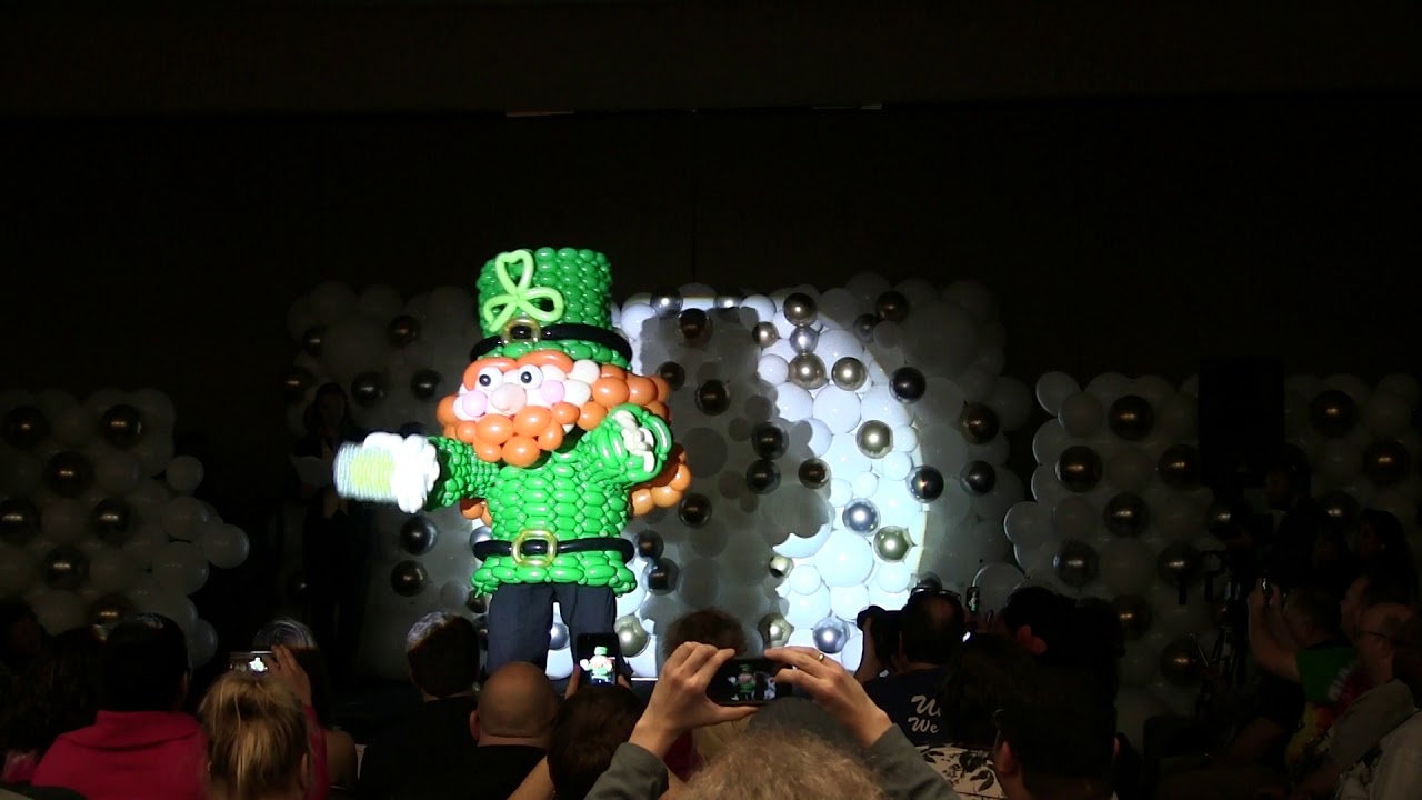 Leprechaun Balloon Costume (twist&shout 2018) - YouTube