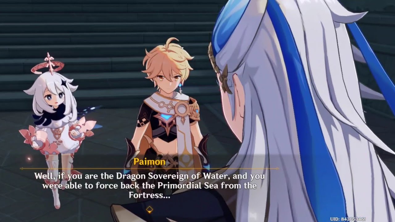 Genshin impact neuvillette reveal his identity jp - YouTube