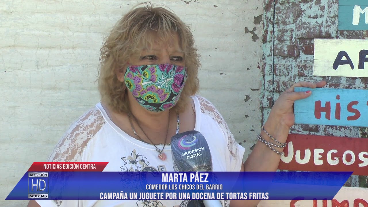 Marta Páez Campaña un juguete por una doc de tortas fritas - YouTube