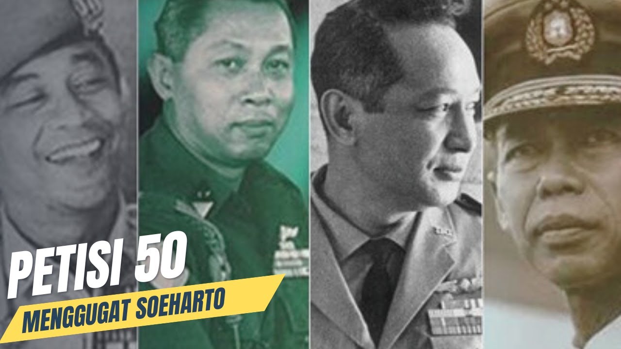 1980 Petisi 50 Menggugat Presiden Soeharto Menyalahgunakan Pancasila ...