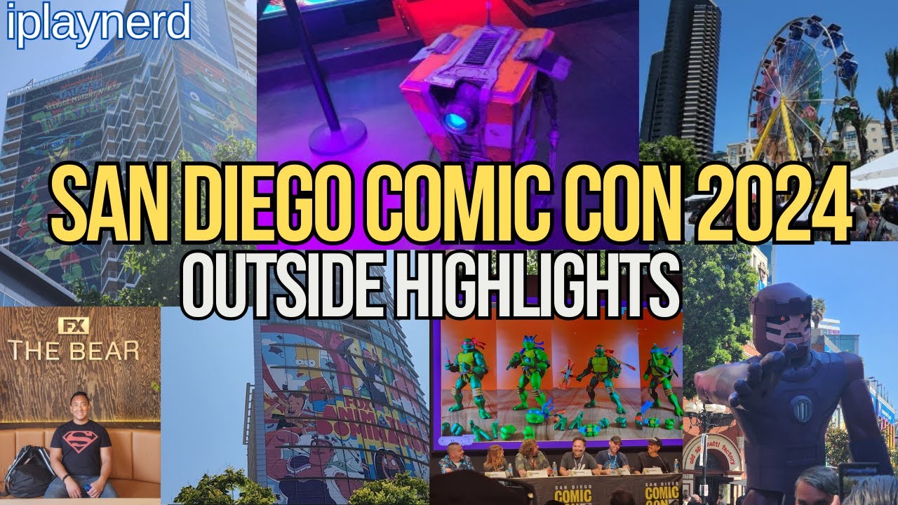 San Diego Comic Con 2024 - Outside the Convention Center - YouTube